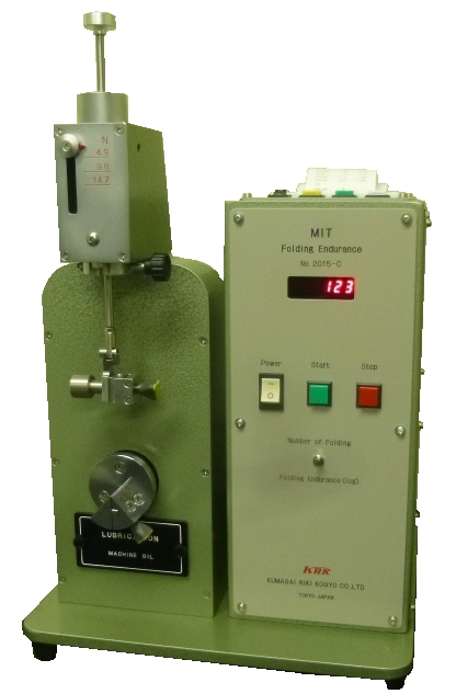 Schopper folding tester - （Physical testing｜Folding）：熊谷理機工業株式会社